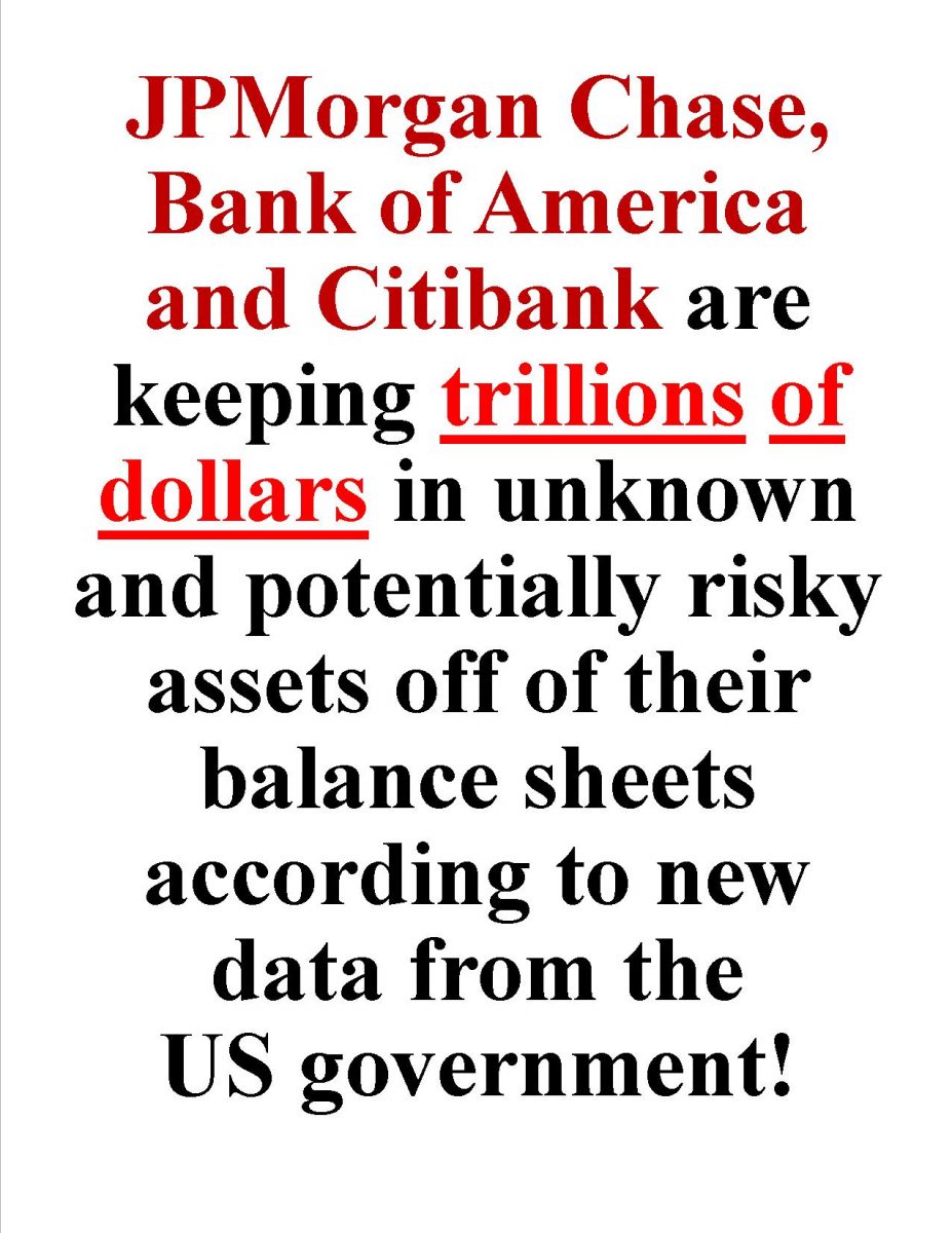 BREAKING NEWS! JPMorgan Chase, Bank of America and Citibank Holding ...